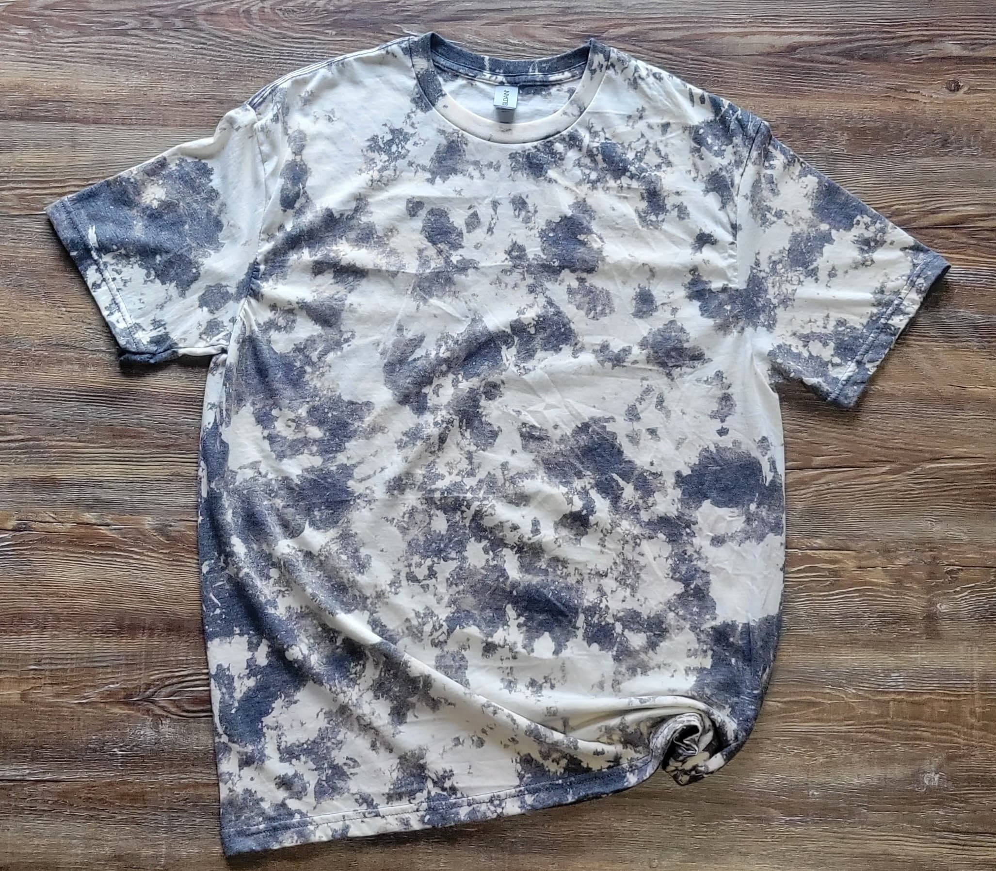 Blank Acid Wash Shirt Bleached Shirt Sublimation Ready Gildan Softstyle ...