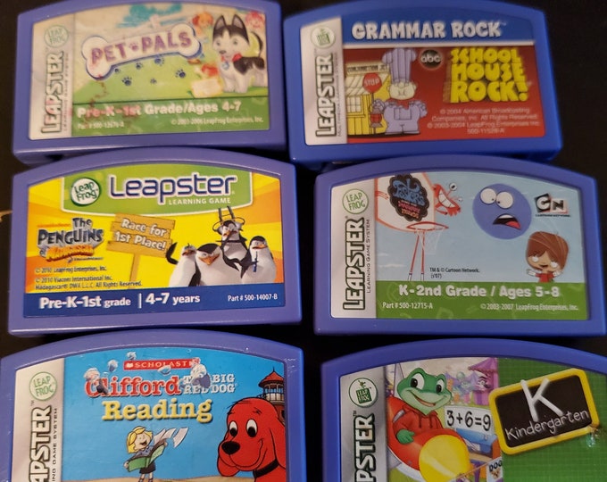 Leapster Game Cartridges #2 (choose Your Favorite Game) **USED** - Etsy