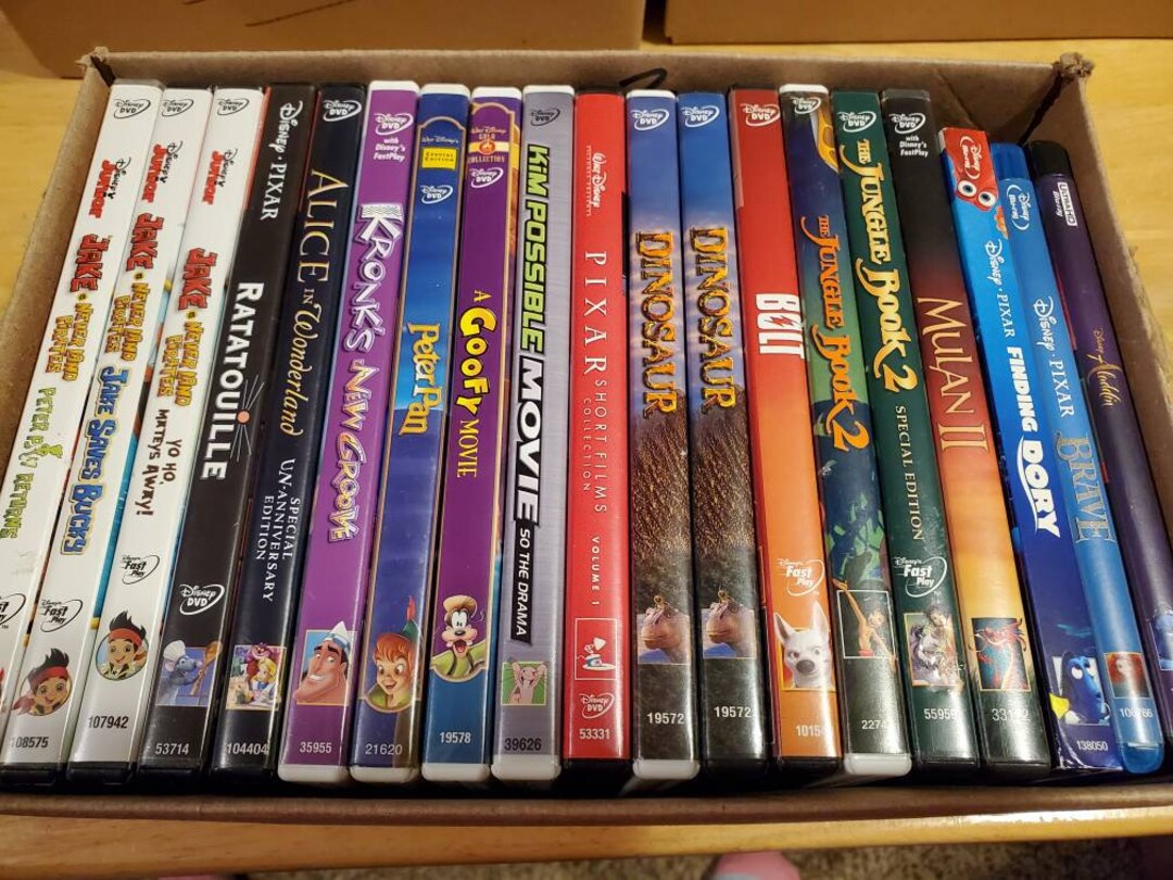 Disney's DVD Choose Me Box choose Your Favorites - Etsy