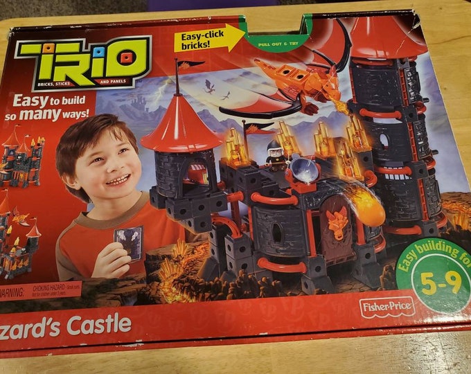 Fisher-price TRIO Blocks Wizard's Castle **USED** - Etsy
