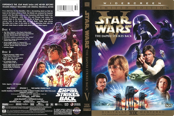 Star Wars: the Empire Strikes Back 2-DVD Set Limited Edition - Etsy