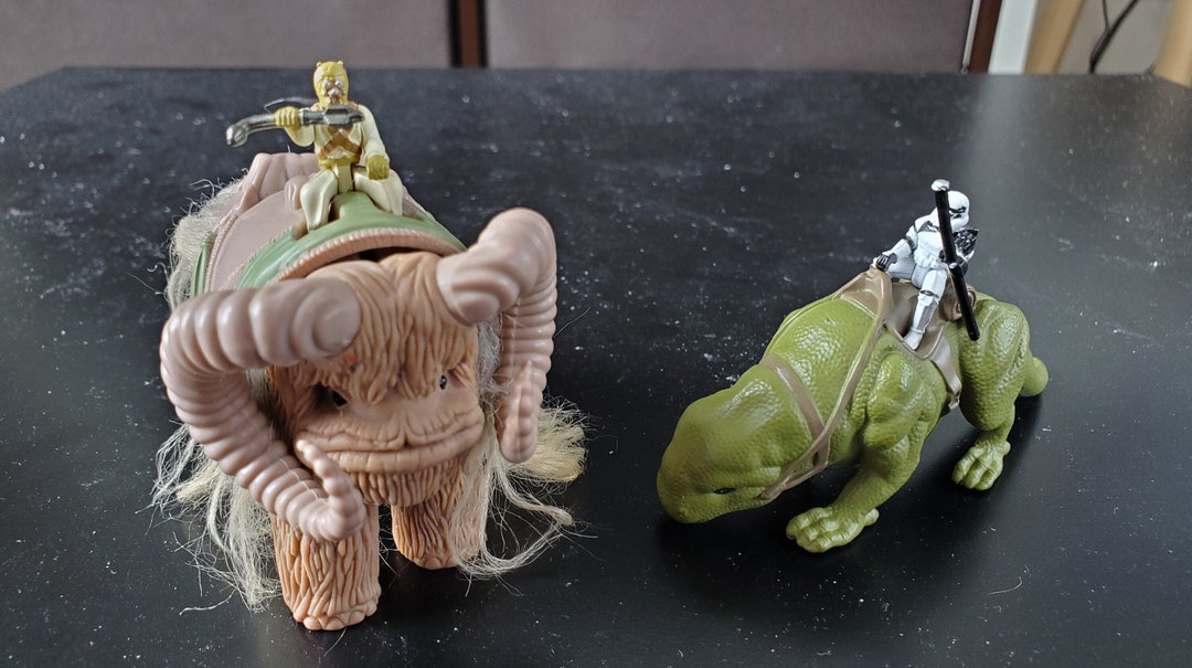 Star Wars ACTION FLEET Bantha/dewback Micro Machines Action Figures Lot ...