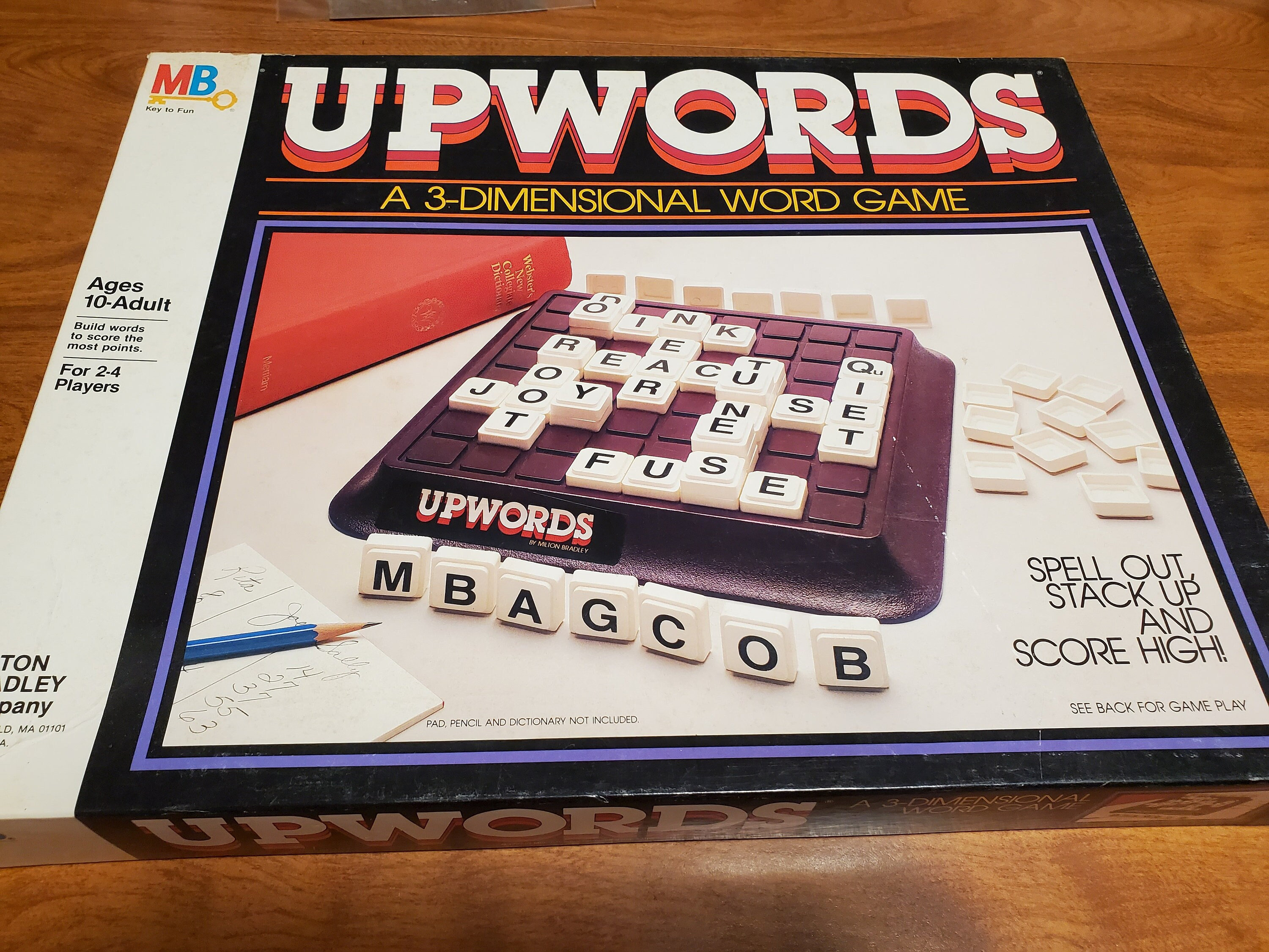 Vintage Upwords: A 3-dimensional Word Game 1983 2 - Etsy