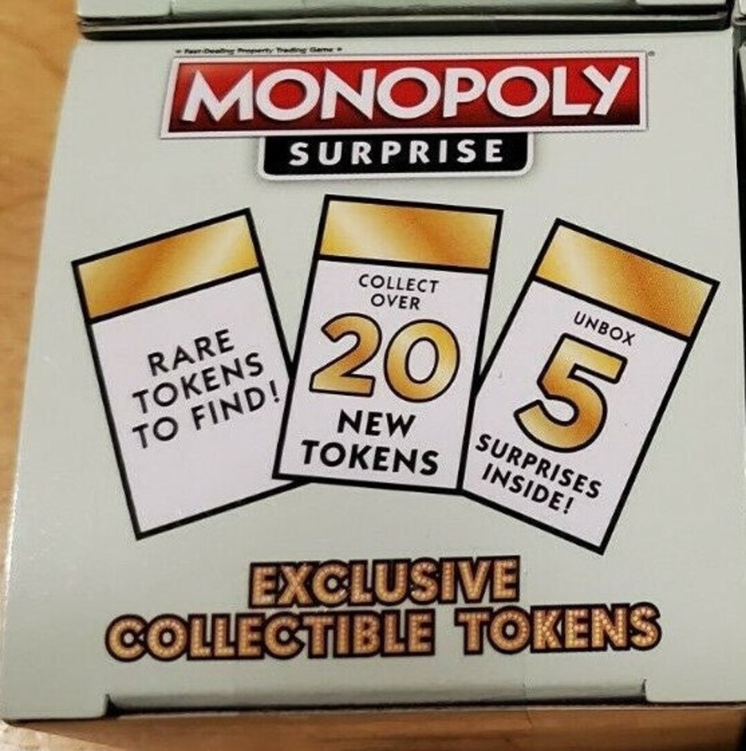 Monopoly Surprise Exclusive Collectible Tokens Series 1 **NEW/OPEN** - Etsy