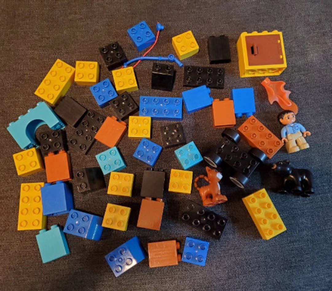LEGO Duplo Assorted Pcs/sizes/colors Mixed Building Blocks **USED** #3 ...