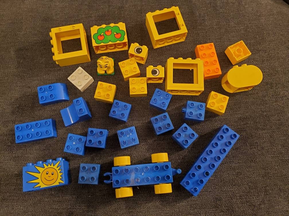 Vintage DUPLO Blocks Assorted Pcs/sizes/colors Mixed Building - Etsy