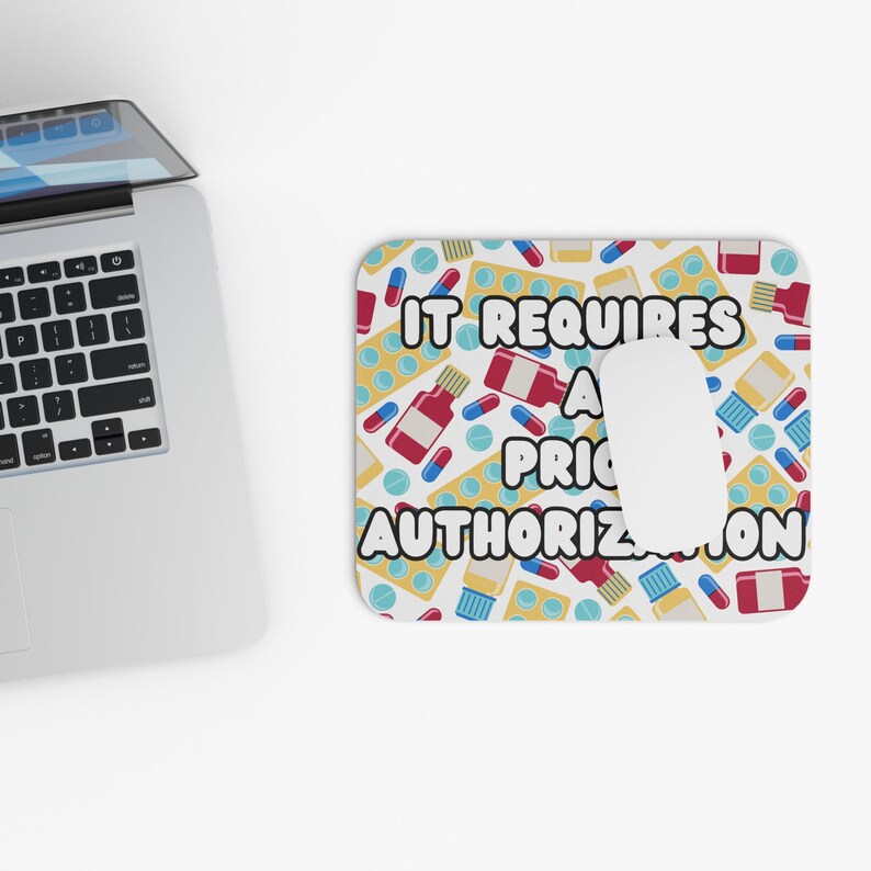Pharmacy Mouse Pad, Requires Prior Authorization, Pharmacy Student Gift ...