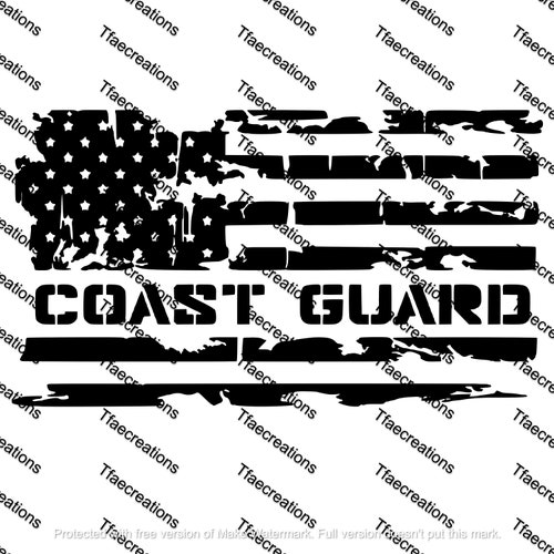 United States Coast Guard Logo Emblem Vector SVG Pdf Dxf | Etsy