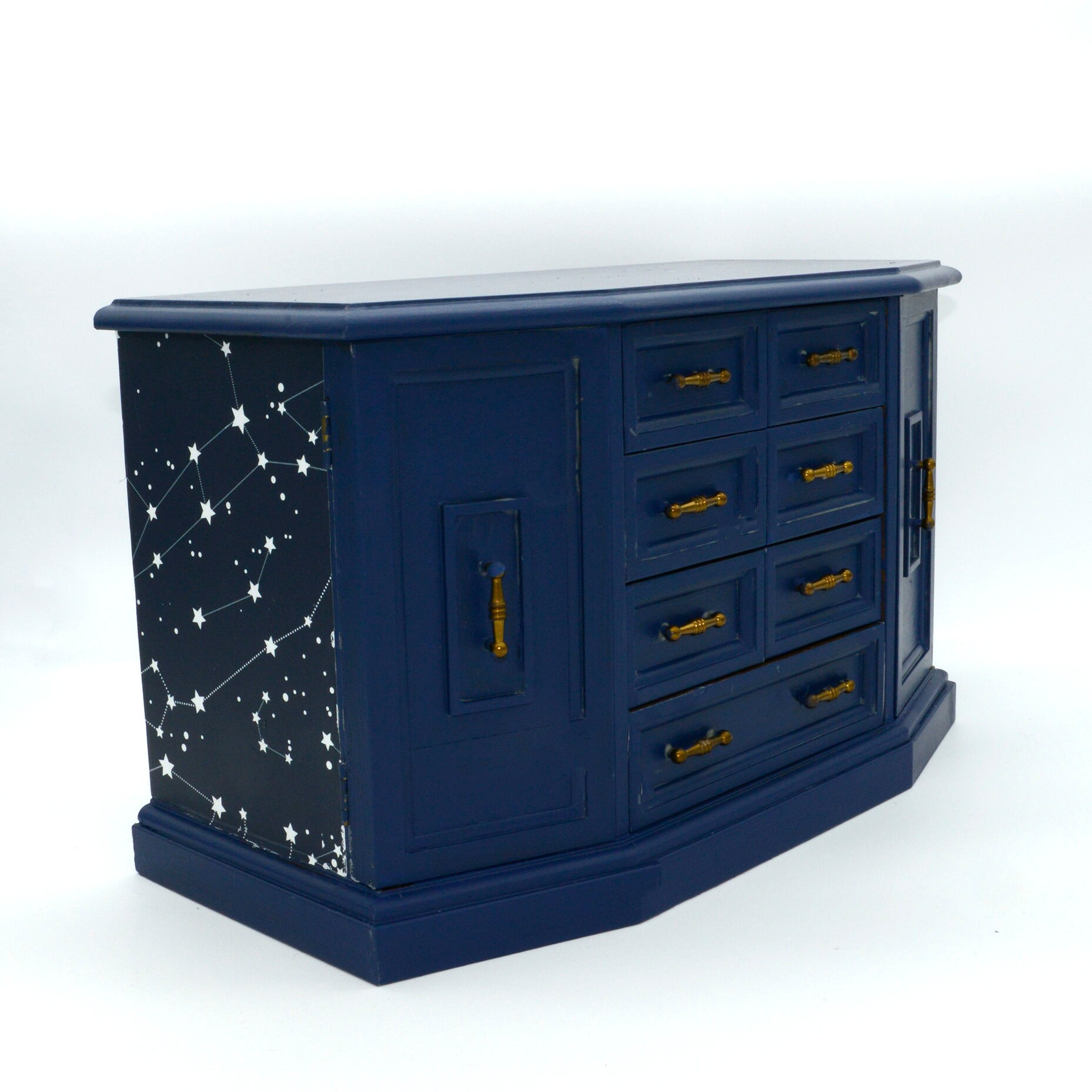 Personalized Zodiac Jewelry Box Vintage Upcycled Astrology - Etsy