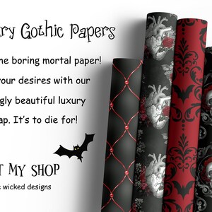 Gothic Spiders Tarantula Gift Wrap | Dark Aesthetic Pagan Wrapping ...