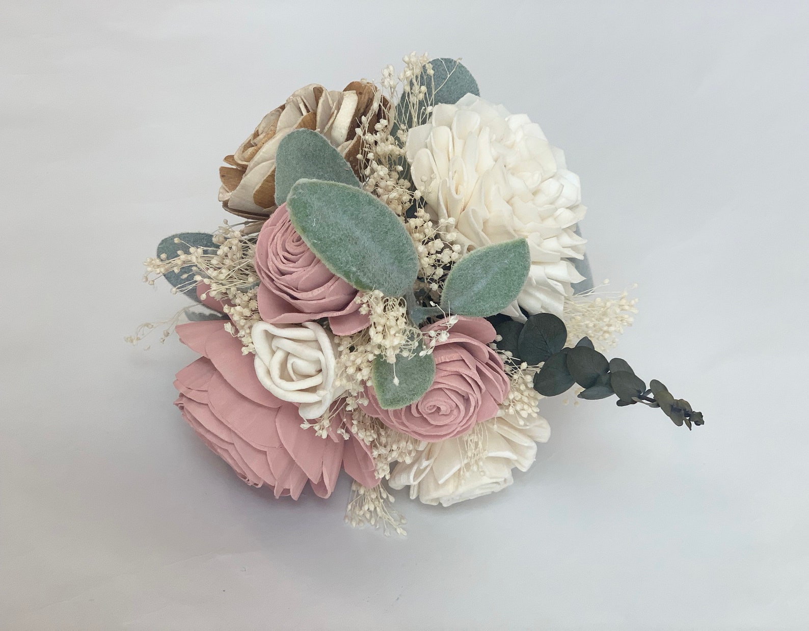 Wood Flower Mini Bouquet, Sola Wood Flowers, Wooden Flower Bouquet ...