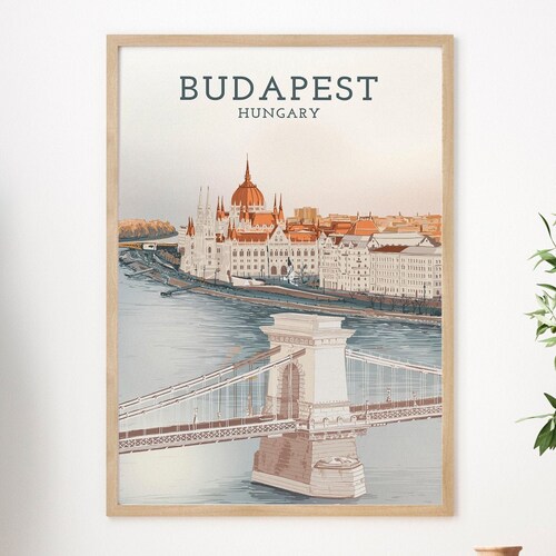 Budapest Poster Budapest Print Budapest Wall Art | Etsy