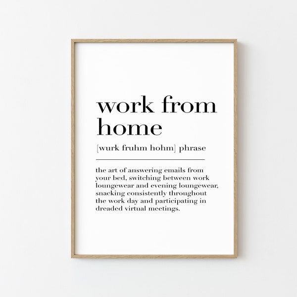 Work From Home Sign - Etsy