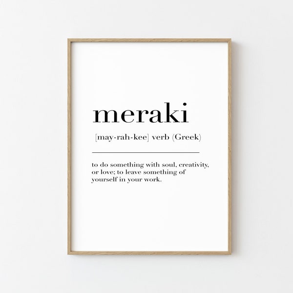 Meraki - Etsy