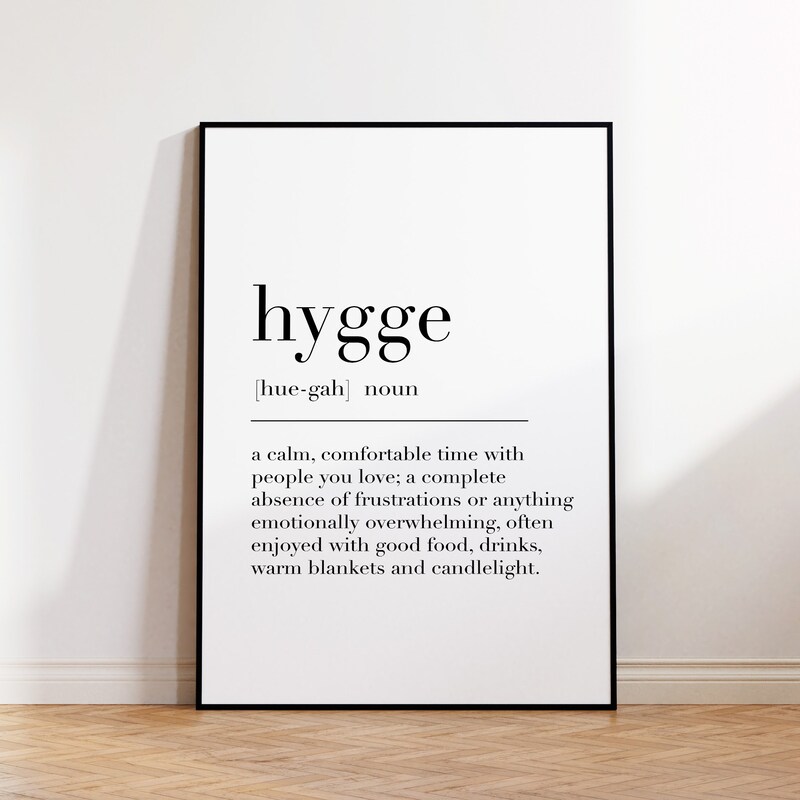 Hygge Poster - Etsy