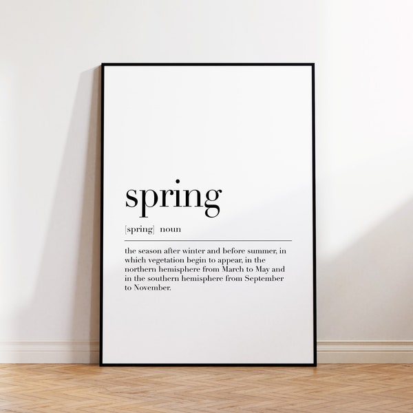 Spring Word Art - Etsy