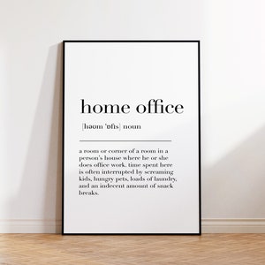 Home Office, Home Office Print, Home Office Poster, Home Office ...
