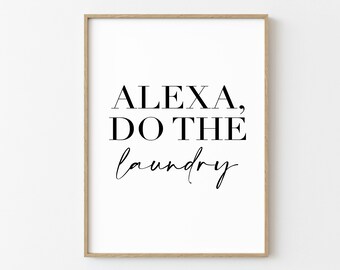 Kitchen Prints Alexa Do the Dishes Kitchen Print Food - Etsy