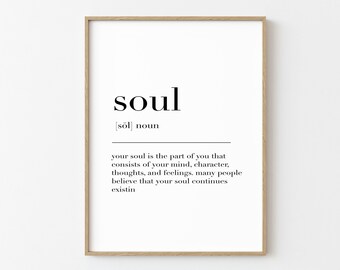 Soul Definition - Etsy