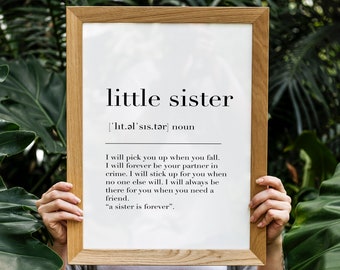 Little Sister Sign | Etsy
