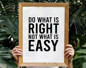 Do What is Right - Etsy