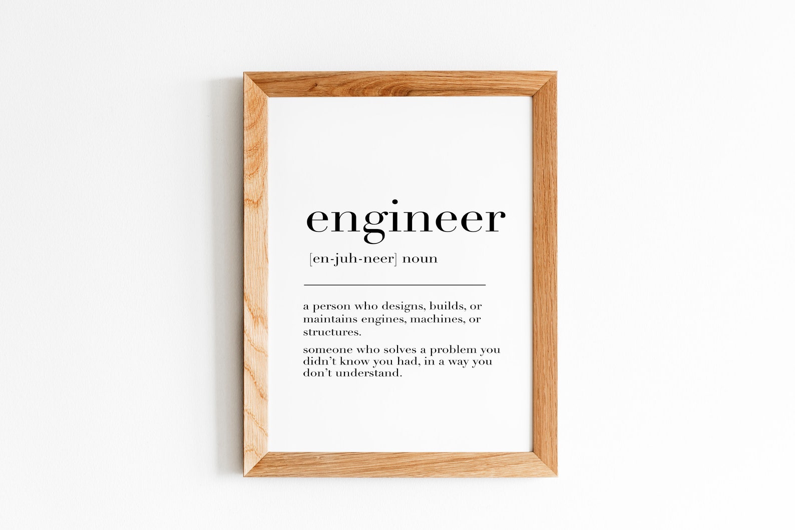 Engineer Engineer Print Engineer Poster Gift for Engineer - Etsy