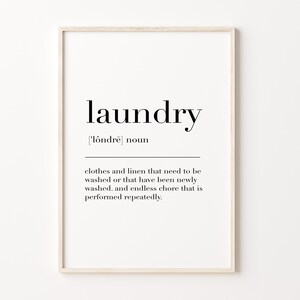 Laundry, Laundry Print, Laundry Poster, Laundry Definition, Laundry ...
