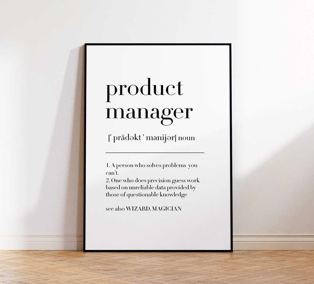 Product Manager, Product Manager Print, Product Manager Poster, Product ...