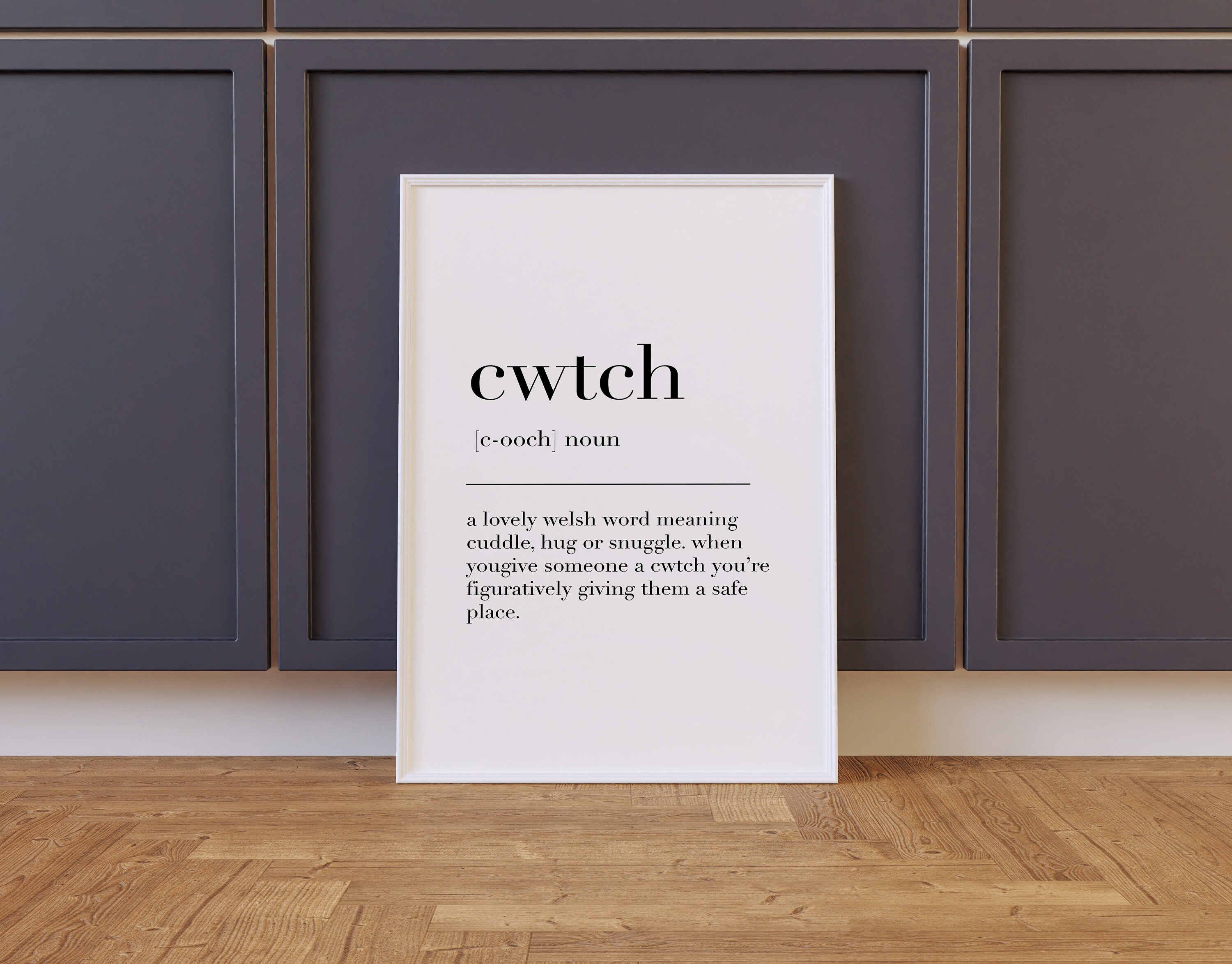 Cwtch Definition Print, Cwtch Poster, Cwtch Print, Home Decor, Cwtch ...