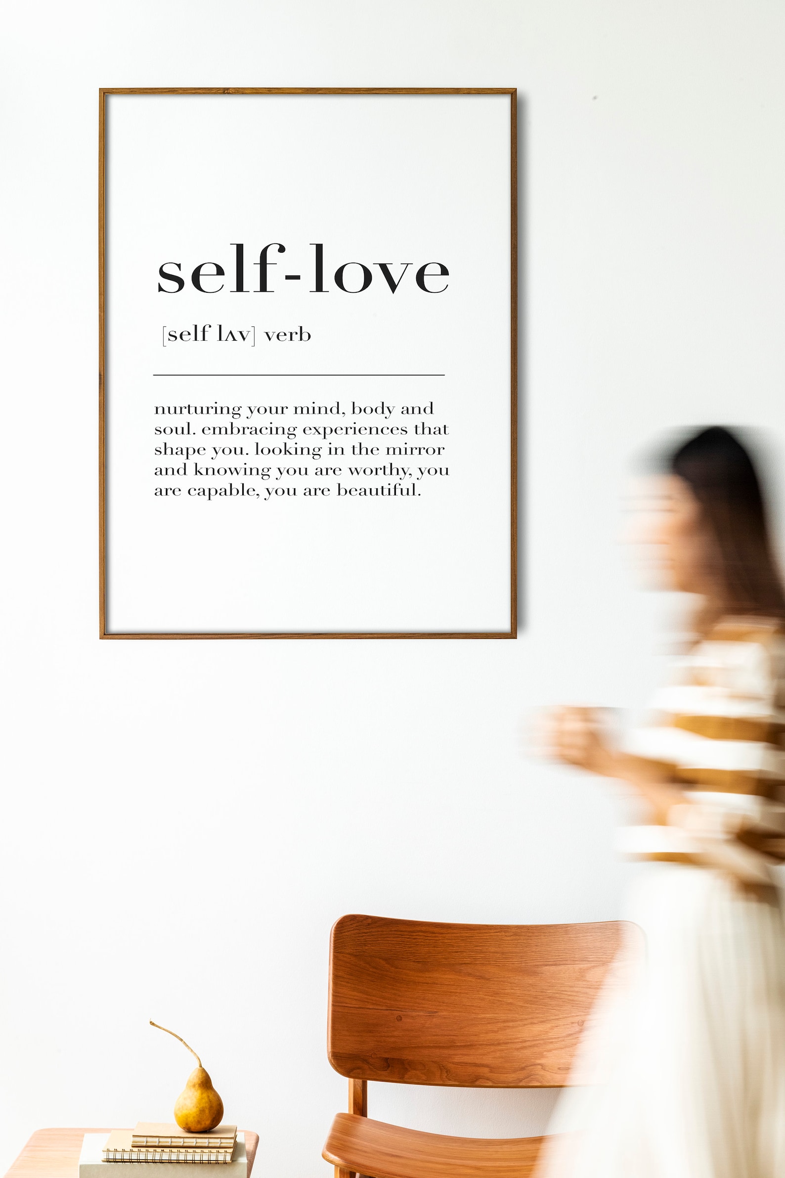 Self Love Definition Print Self Love Print Love Wall Art - Etsy