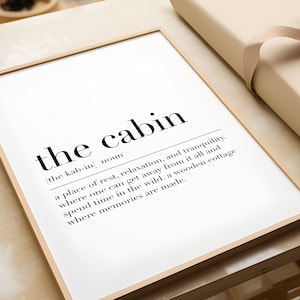 The Cabin, the Cabin Print, the Cabin Definition, the Cabin Wall Art ...