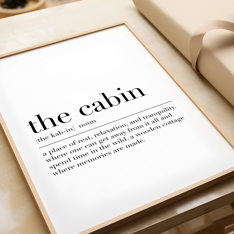 The Cabin, the Cabin Print, the Cabin Definition, the Cabin Wall Art ...