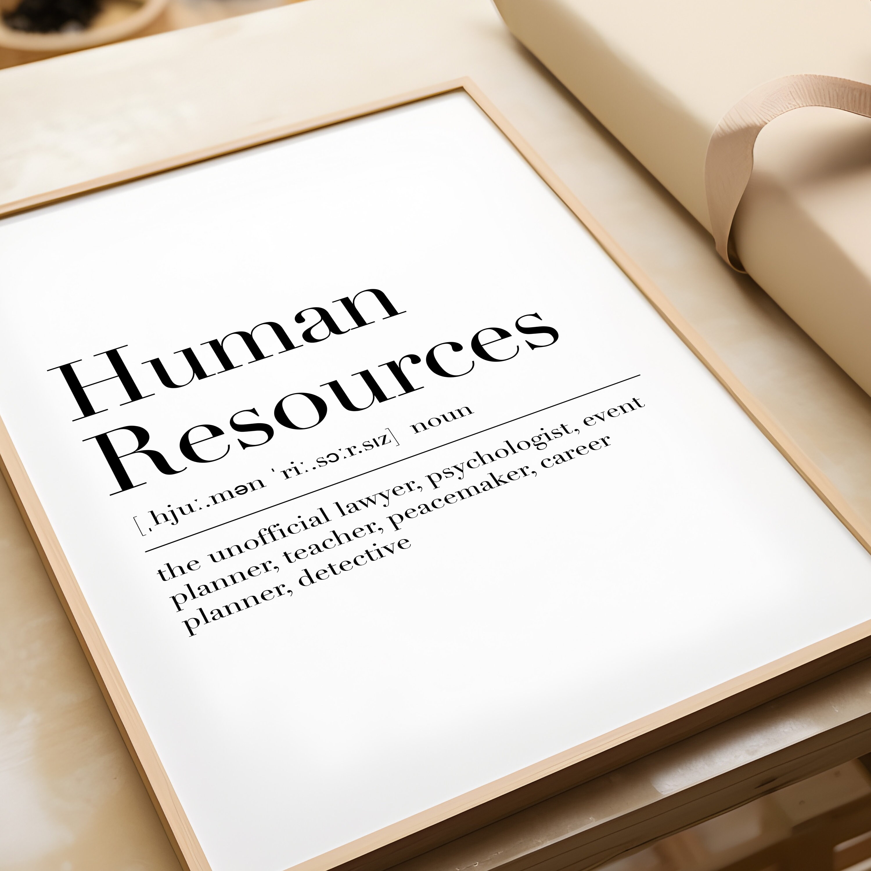 Human Resources, Human Resources Print, Human Resources Poster, Human ...