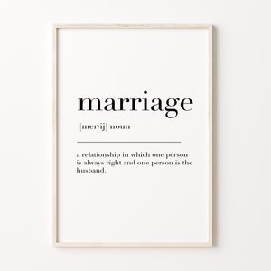 Marriage, Marriage Print, Marriage Poster, Marriage Definition ...