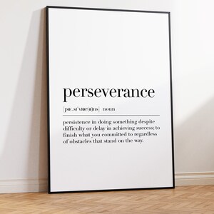 Perseverance, Perseverance Print, Perseverance Poster, Perseverance ...