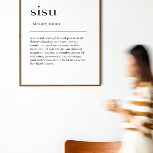 Sisu,sisu Print,sisu Poster,sisu Sign,sisu Definition Print,sisu Gifts ...