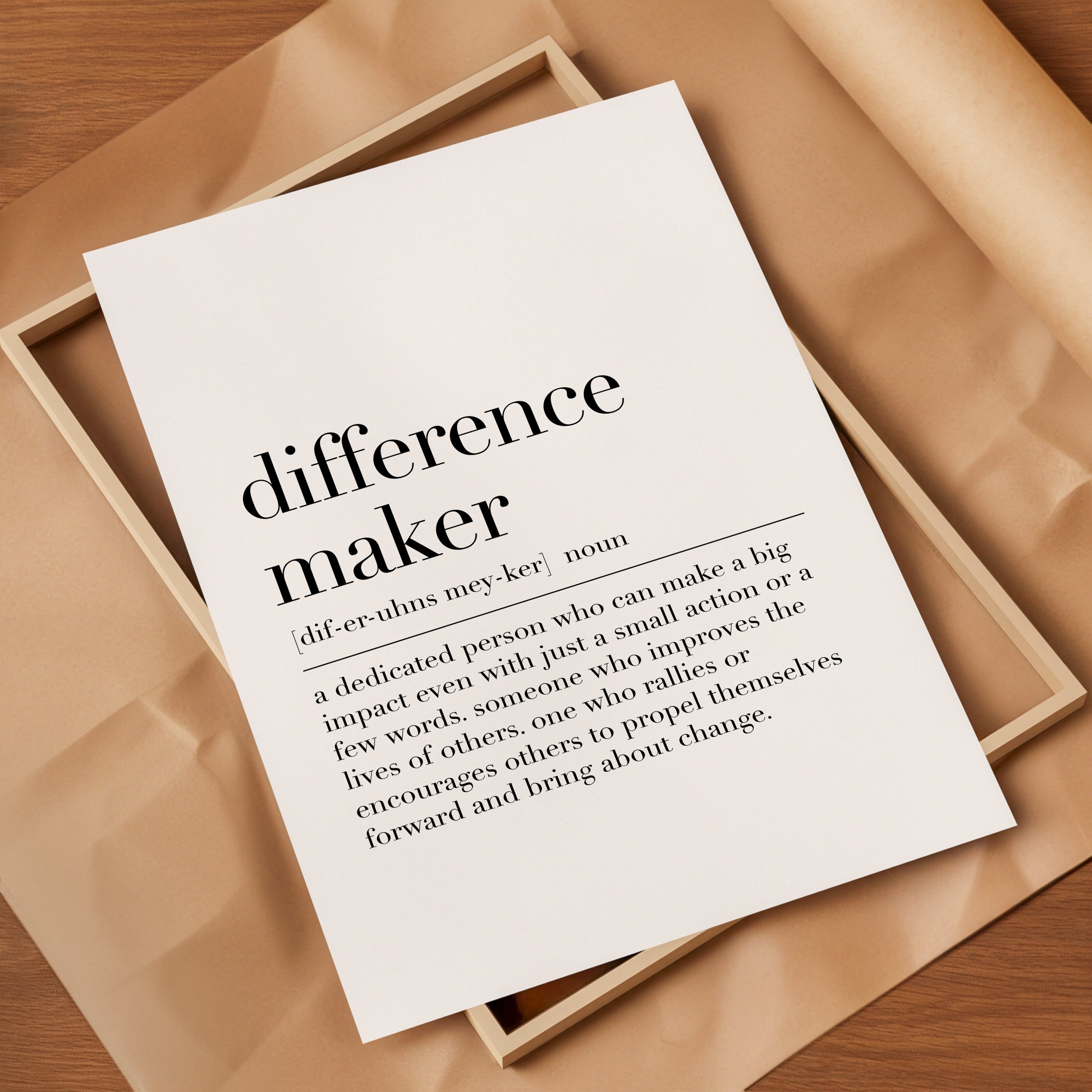 Difference Maker, Difference Maker Poster, Difference Maker Print ...