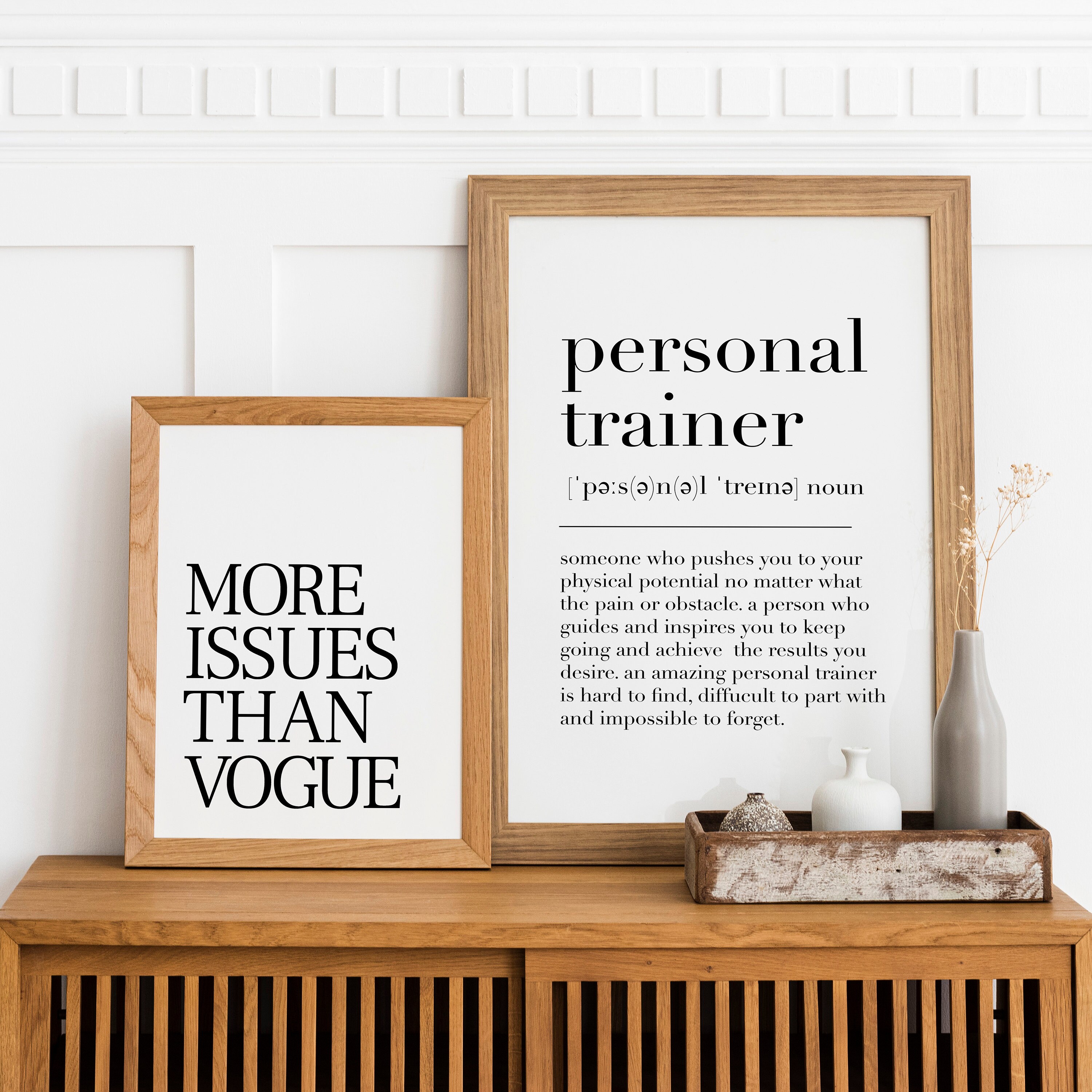 Personal Trainer Definition Print Gift for Personal Trainer | Etsy