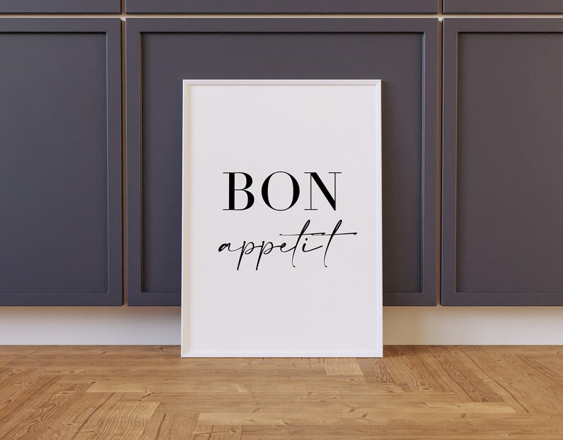 Bon Appetit Definition, Bon Appetit Print, Bon Appetit Poster, Bon ...