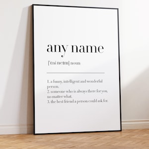 Personalized Name Definition,any Name Print,best Friend Definition ...