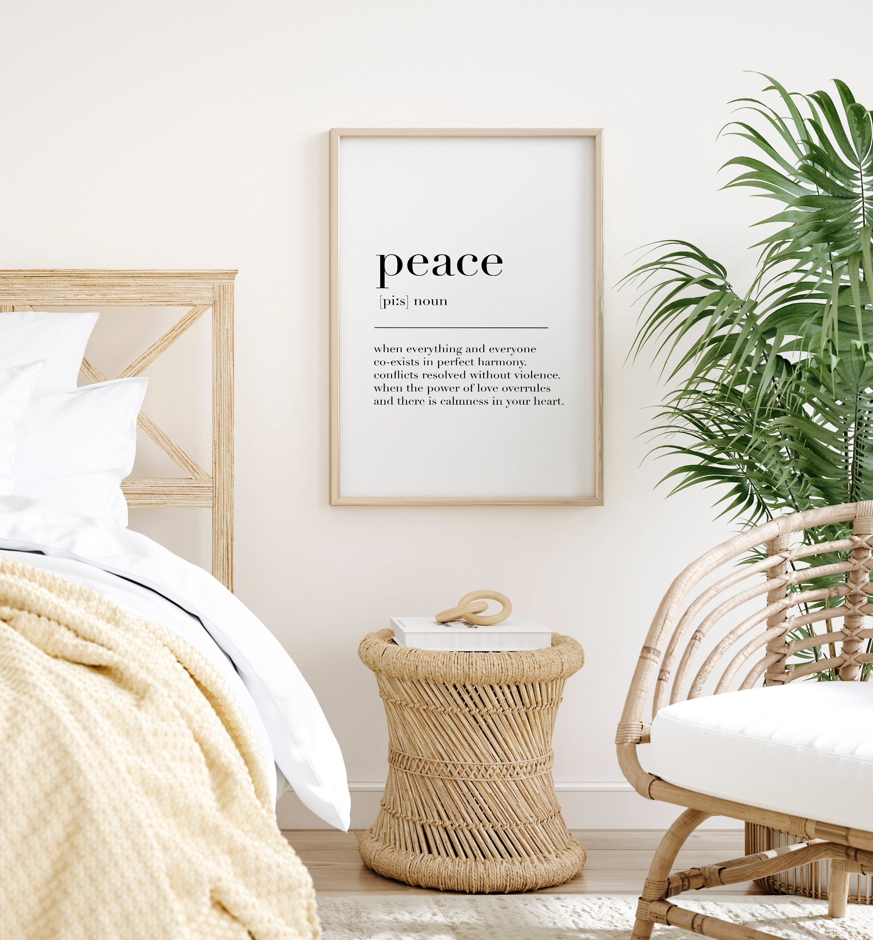 Peace Peace Print Peace Poster Peace Sign Peace Definition - Etsy