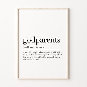 Godparents Definition, Godparents Poster, Godparents Quote, Godparents ...