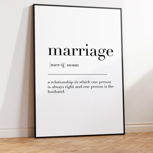 Marriage, Marriage Print, Marriage Poster, Marriage Definition ...