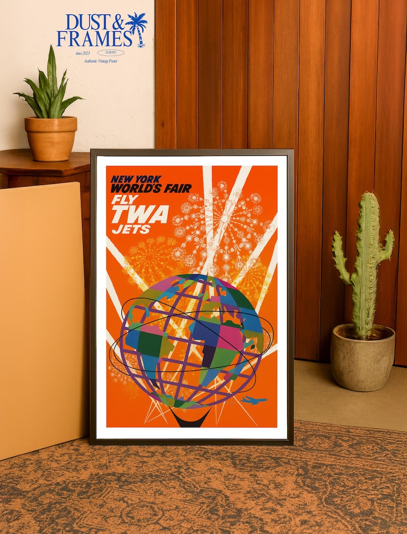 New York World's Fair Vintage Poster, New York Travel Print - Etsy