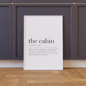 The Cabin, the Cabin Print, the Cabin Definition, the Cabin Wall Art ...