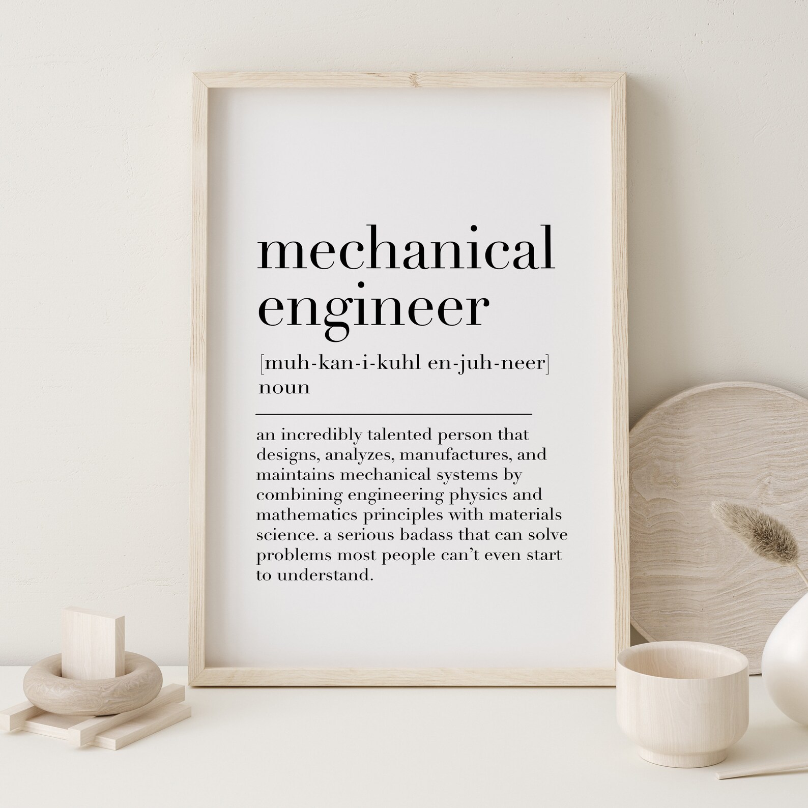 Mechanical Engineer Definition Gift for Engineers Engineer - Etsy