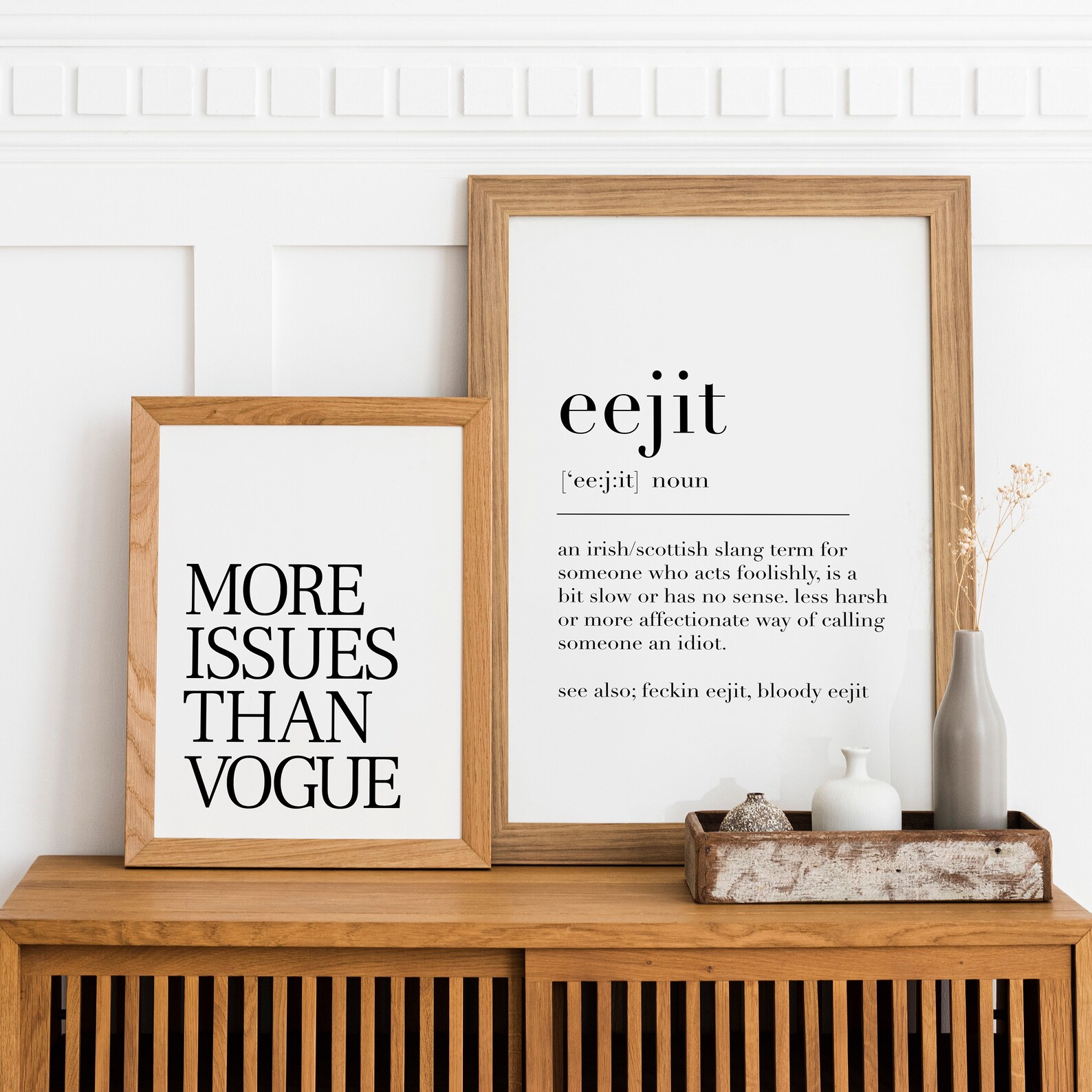 Eejit Definition Print Irish Poster Eejit Print Scottish - Etsy