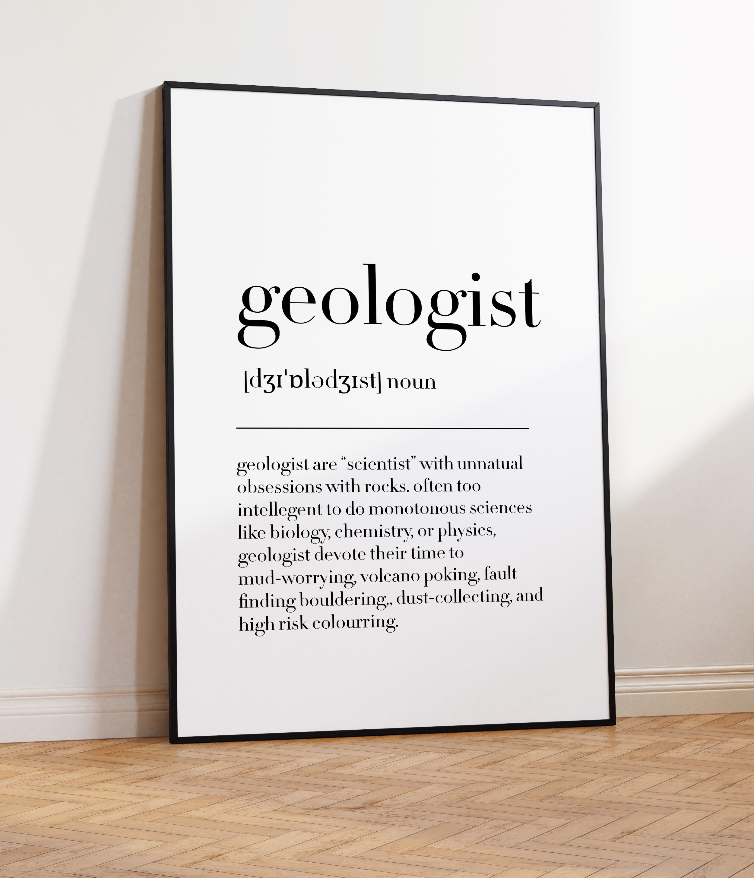 Geologist, Geologist Print, Geologist Poster, Geologist Definition ...