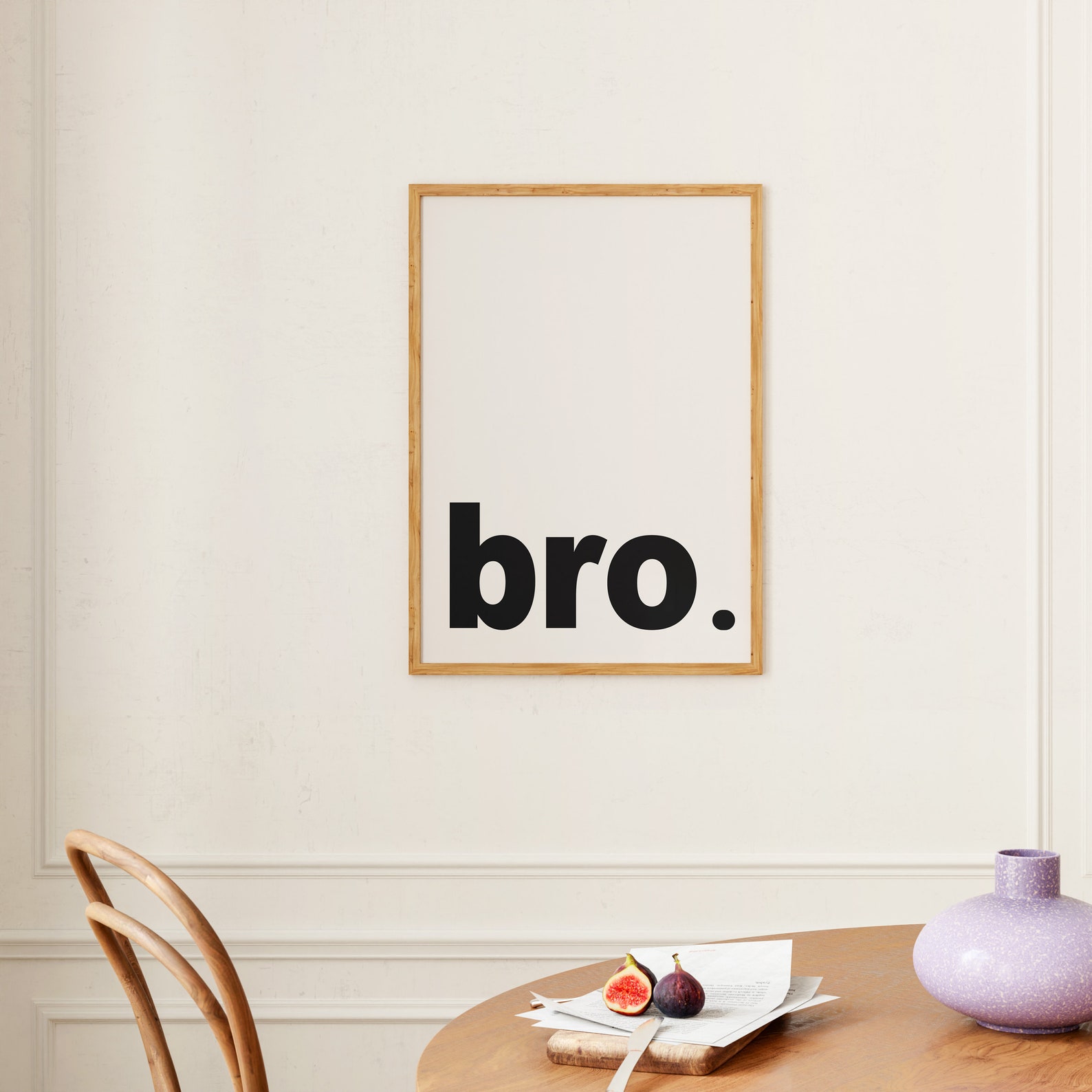 Bro, Bro Print, Bro Poster, Bro Sign, Bro Wall Decor, Black and White ...