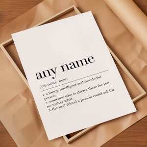 Personalized Name Definition,any Name Print,best Friend Definition ...